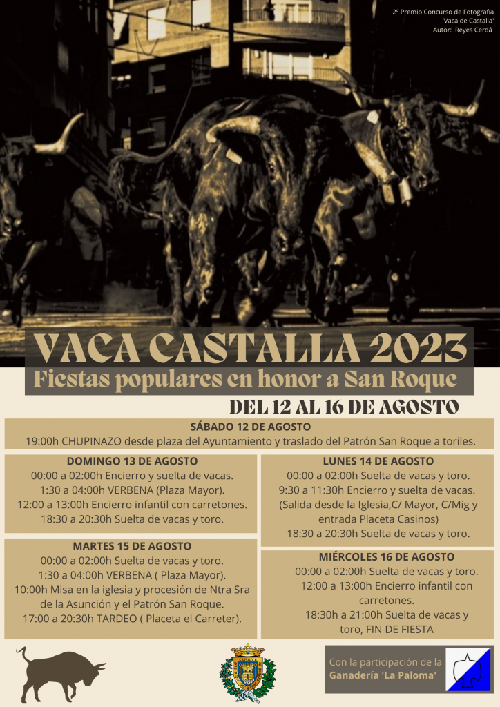 Castalla presents the programme for the Fiestas de Vaca 2023 with bull ...